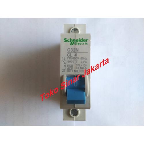Jual MCB Mini Circuit Breaker Listrik 1P 1 Phase SCHNEIDER BIRU 4 A - Kab. Bekasi - Toko Sinar ...