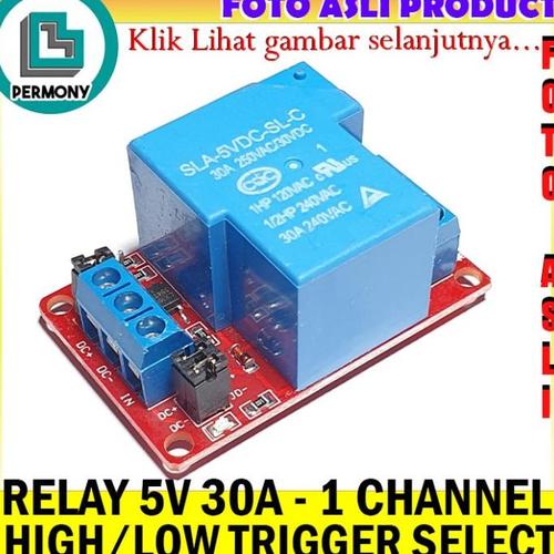 Jual Module Relay 5V 30A 6Pin high/low trigger Modul Songle Original ...