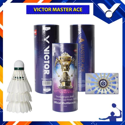 Jual Shuttlecock Cock Kok Badminton Original Victor Master Ace isi 3 ...