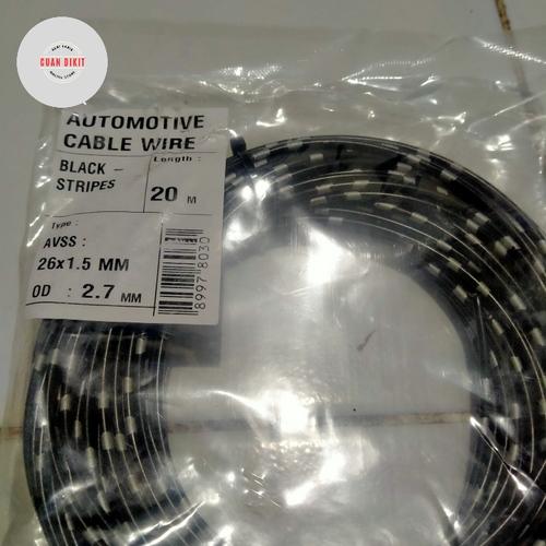 Jual kabel bintik jepang kabel body otomotif motor mobil 1.5mm meteran ...