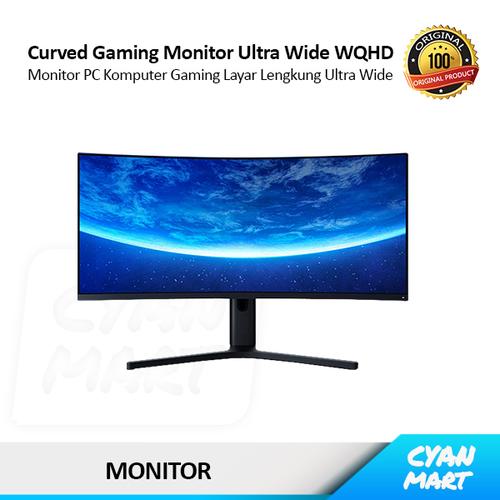 Jual Curved Gaming Monitor LED PC Komputer Layar Lengkung WQHD 34 inch ...