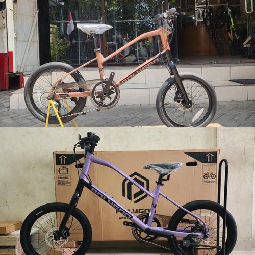 Jual Sepeda Minivelo 20 POLYGON ZETA - Ungu - Kab. Tuban - Kurnia Bike ...