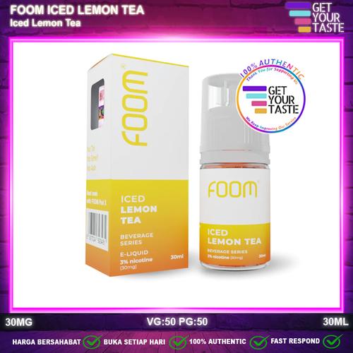 Jual Liquid FOOM Iced Lemon Tea Salt Nic 30MG 30ML Saltnic by Foom Lab ...