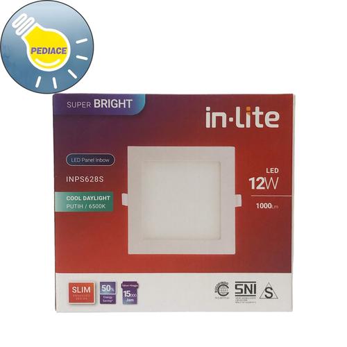Jual Lampu LED Panel Light Kotak 12W Inlite Inbow SNI - COOL DAYLIGHT ...