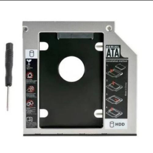 Jual Casing universal hardisk HDD SSD Caddy 2,5 inch for laptop - 9,5mm ...