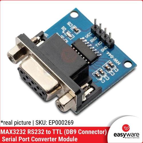 Jual MAX3232 RS232 to TTL Serial Port Converter module DB9 Connector ...