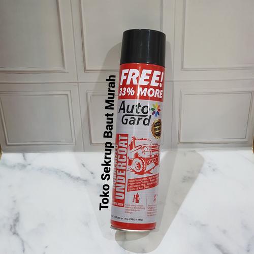 Jual Autogard / Autoguard Rubberized Undercoat Spray Anti Karat Black ...
