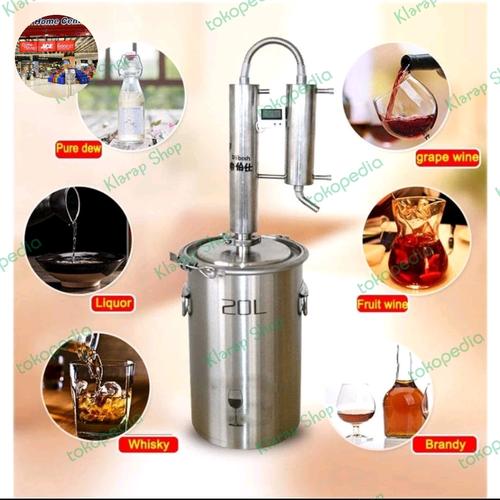 Jual Destilasi atau distillation kapasitas 20 L full Stainless - Kab ...