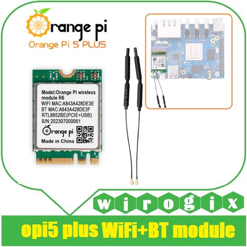 Jual Orange Pi 5 Plus WiFi+Bluetooth Module R6 - Kab. Bandung - wirogix ...