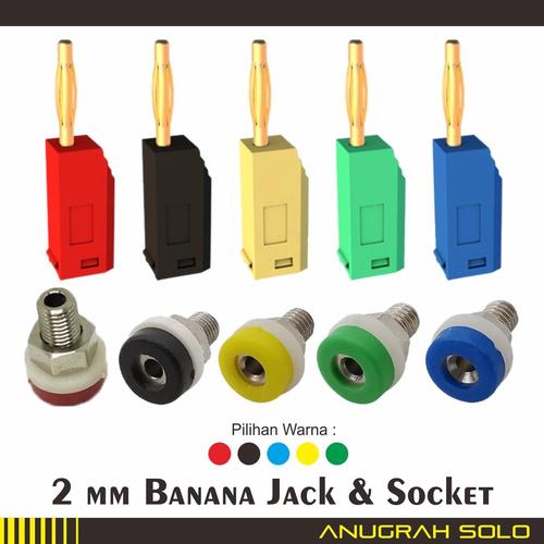 Jual Jack Banana Plug 2mm Socket Banana 2mm Jek Banana Jantan Betina ...
