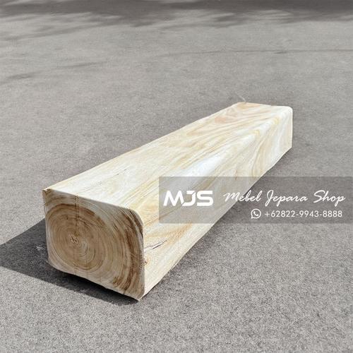 Jual balok kayu solid rustic trembesi whitewash - Kab. Jepara - MJS ...