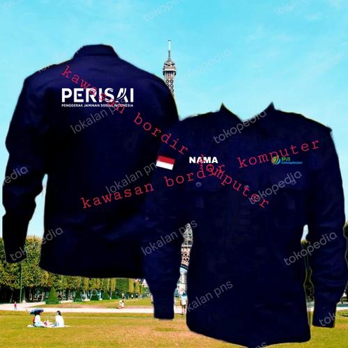 Jual Terbaru seragam BPJS ketenagakerjaan kemeja BPJS perisai baju BPJS ...