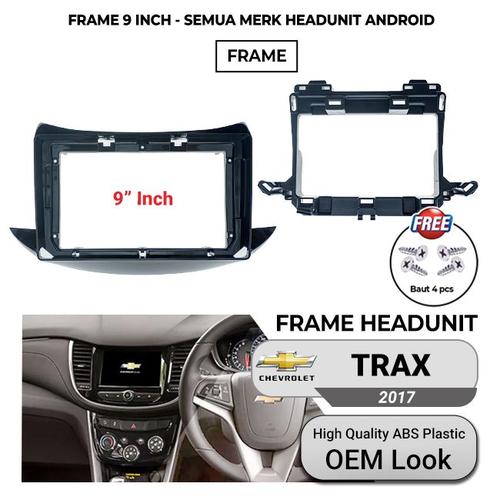 Jual Frame Head Unit Android CHEVROLET TRAX 2017 9" inch ORCA - Kota ...