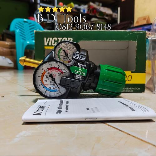 Jual Regulator Oksigen Victor Edge Series 150 Psig 10 Bar Single Stage ...