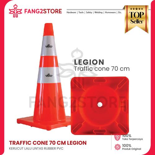 Jual Traffic Cone Karet Rubber 70 cm / Kerucut Lalu Lintas Legion - PUTIH - PUTIH - Jakarta ...