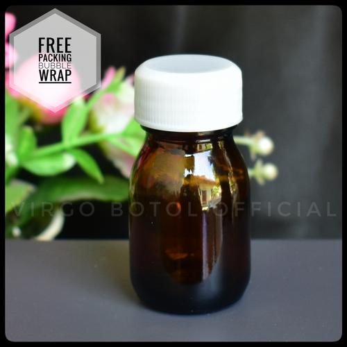 Jual Botol Kaca Amber 30ml Tutup Plastik Putih Botol Farmasi - Kab ...