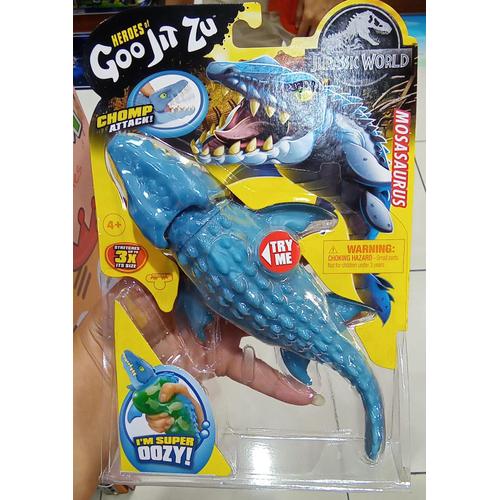 Jual Sale: Heroes Goo Jit Zu Jurassic World Mosasaurus Chomp Attack Ori ...
