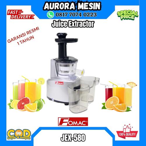 Jual MESIN PEMBUAT EKSTRAKTOR JUS JUICE EXTRACTOR MACHINE JEX-580 FOMAC ...
