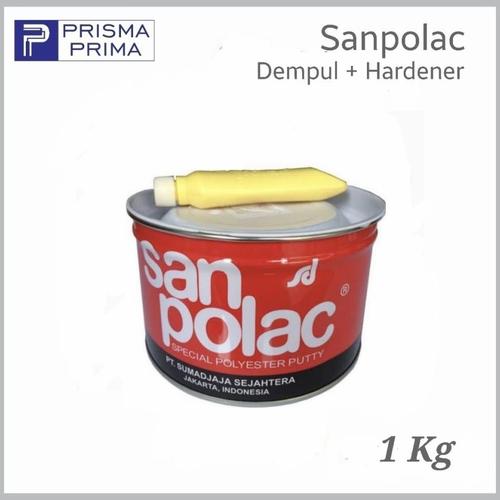 Jual Dempul Plastik Kayu Besi San Polac / Sanpolac Putty 1 Kg - Jakarta ...
