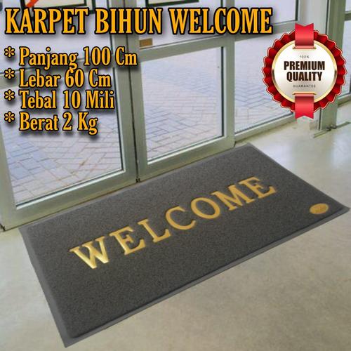 Jual KESET BIHUN WELCOME 60CM X 100CM TEBAL 10MM UNTUK LOBBY KANTOR ...