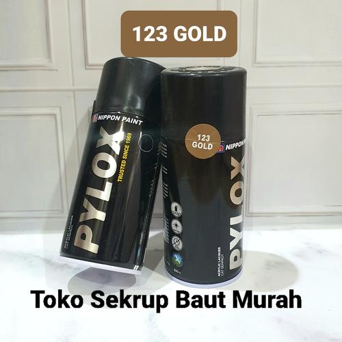 Jual Cat Semprot Pylox Pilox Nippon Paint Gold Emas 123 - Kota Surabaya ...