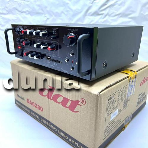 Jual Amplifier Dat DA 6280 Original Ampli Dat DA6280 Bluetooth USB ...