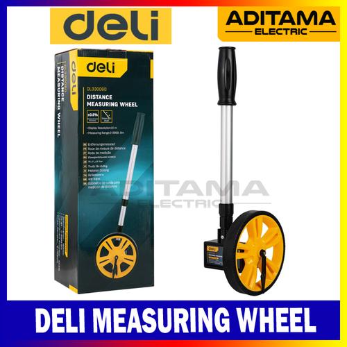 Jual DELI METERAN JALAN DORONG 1 RODA / Deli Measuring Wheel EDL330060 ...