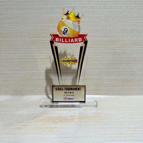 Jual plakat akrilik custom/plakat lomba billiard/billiard/trophy uk ...