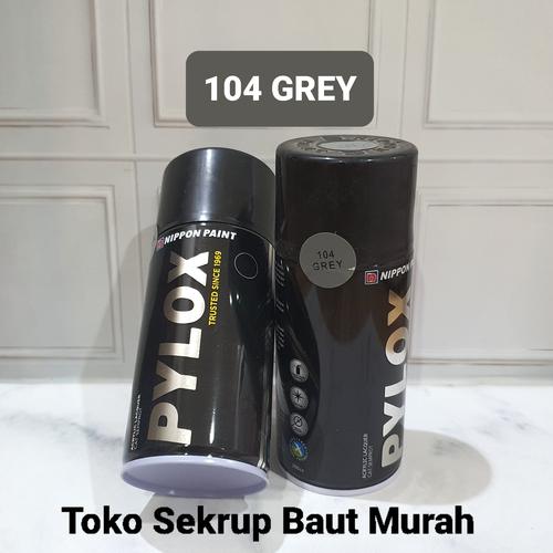 Jual Cat Semprot Pylox Pilox Nippon Paint Grey Abu-Abu 104 - Kota ...