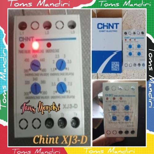 Jual Phase Failure Relay Chint XJ3-D Chint Xj3D 308V AC Over Under ...