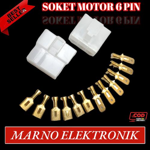 Jual SOKET MOTOR 6 PIN BESAR SOCKET 6PIN ASLI ORIGINAL ORI - Kota ...
