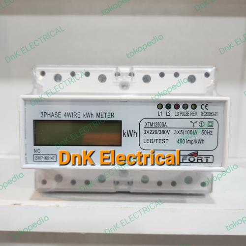 Jual KWH Meter 3 Phase Merk Fort XTM1250SA Digital Direct - Jakarta ...