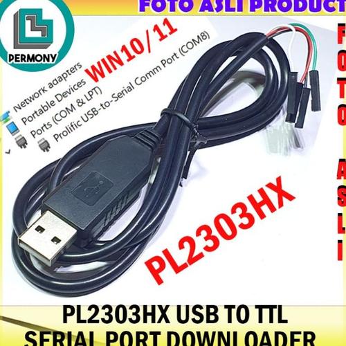 Jual Kabel USB to UART TTL PL2303 pl2303 PL2303HX cable 4p 4pin - Kota ...