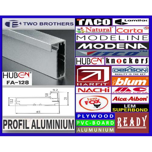Jual Huben FA 128 - Mirror - Profil Aluminium - Jakarta Barat - Fitting ...