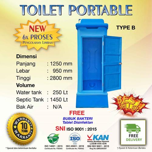 Jual Toilet Portable type B New - Kab. Tangerang - toilet portable ...
