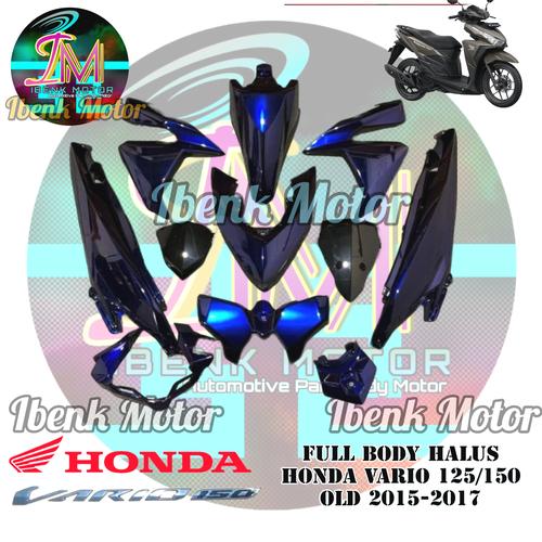 Jual Full Body Halus Vario 125/150 Old Monlight Blue Biru Hitam Custom ...
