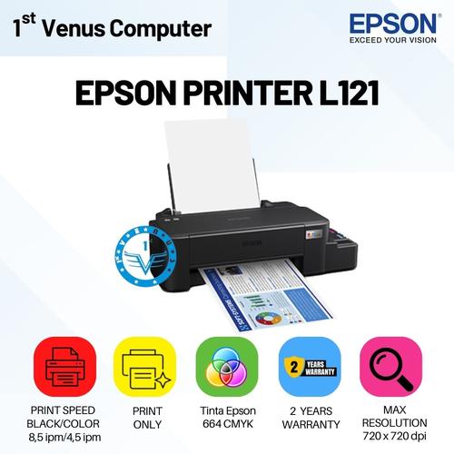 Jual Printer Epson L121 / Ink Tank / Print Only Garansi Resmi/ v5 ...