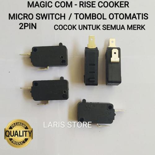 Jual MICRO SWITCH TOMBOL OTOMATIS 2 PIN UNTUK MAGIC COM / RICE COOKER ...