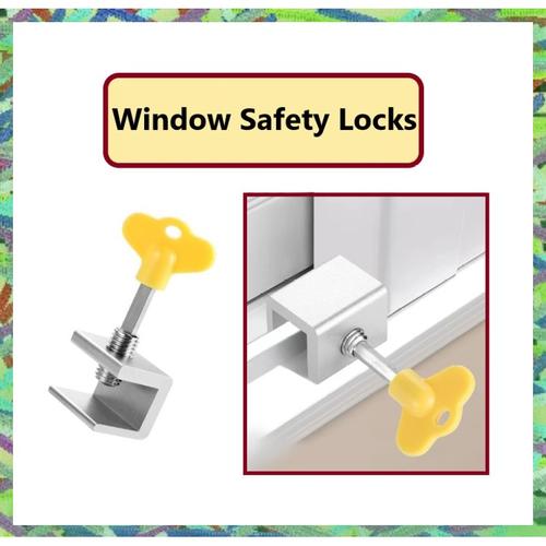 Jual Window Safety Locks Kunci Jendela Sliding Aluminium 057 - Kab ...
