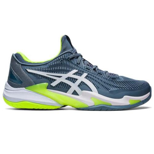 Jual Sepatu Tenis Asics Court FF 3 Novak Steel Blue Green White ...