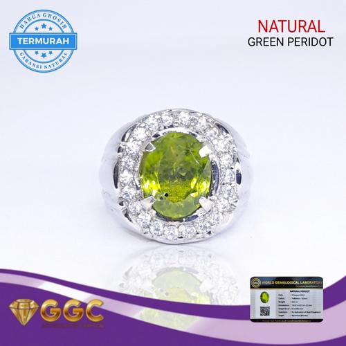Jual Permata Green Peridot Cincin Asli Batu Plus Memo - 7 - Jakarta ...