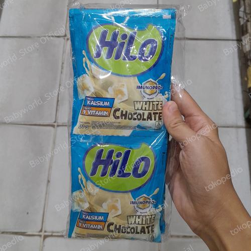 Jual Hilo minuman susu bubuk rasa WHITE CHOCOLATE coklat ( isi 10 ...