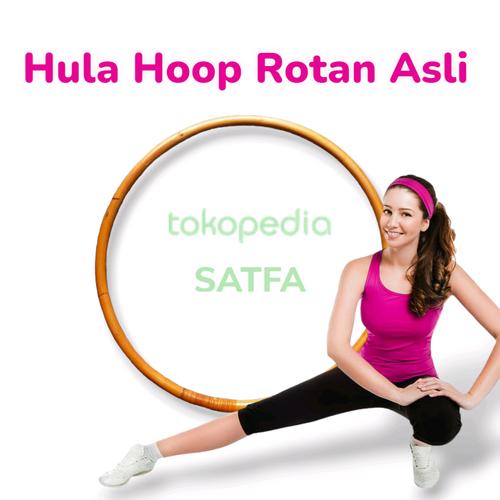 Jual Hula hoop rotan hulahoop rotan asli holahop lingkaran rotan vernis ...