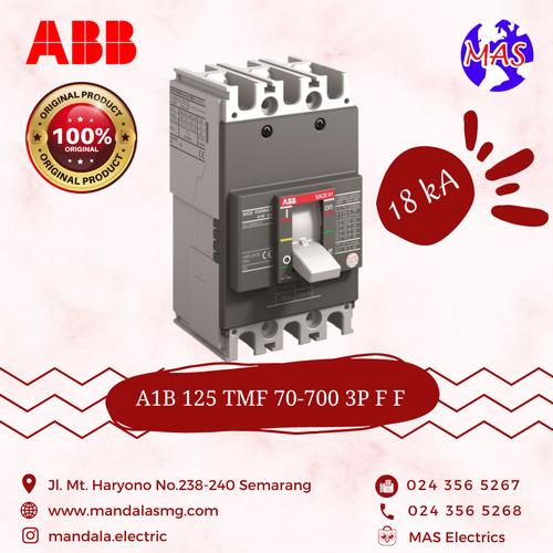 Jual ABB Breaker MCCB 3P 70A 18kA A1B 125 tmf 70-700 f f - Kota ...
