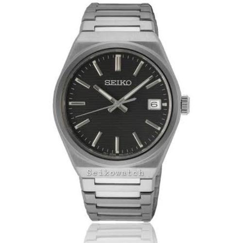 Jual Seiko SUR557P1 Classic Quartz Sapphire Crystal Black Dial Sur557 ...