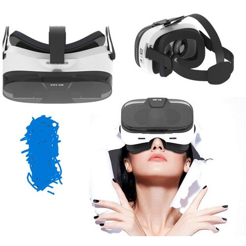 Jual Vr Hp Headset Virtual Reality Box Cardboard Fiit VR 2N oculus ...