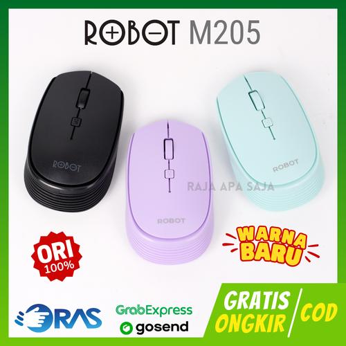 Promo MOUSE ROBOT M200 WIRELESS - Bluetooth Komputer PC Laptop Mous ...