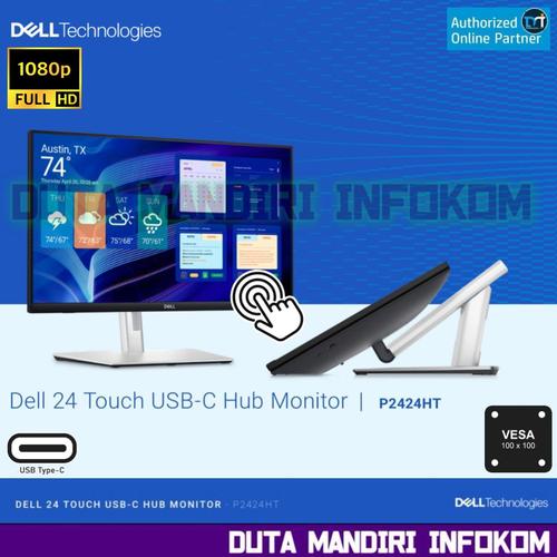 Promo Dell P2424HT 24" Inch Touch - FHD IPS USB C HUB HDMI DP Monitor ...