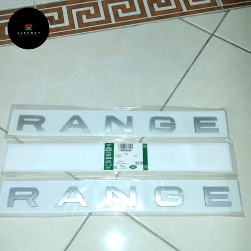 Jual Name Plate Range Rover LR026394 - Kota Tangerang Selatan - Victory ...