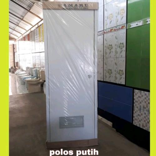 Jual pintu kamar mandi pvc Alindo tipe motif - Putih - Kota Serang ...